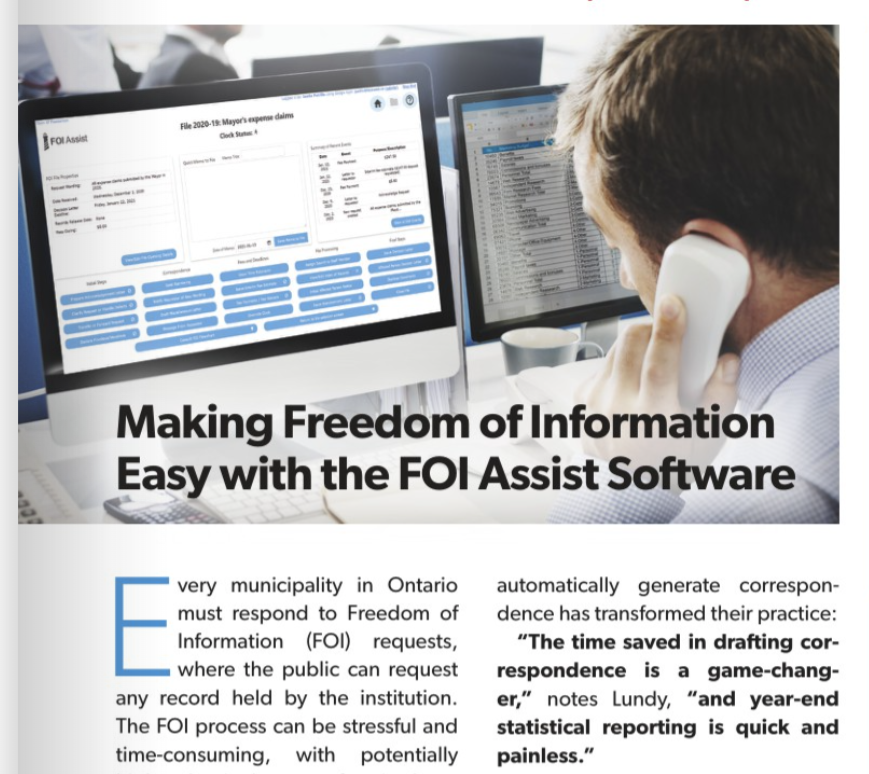 I would like a demonstration of FOI Assist – FOI Assist Knowledge Base
