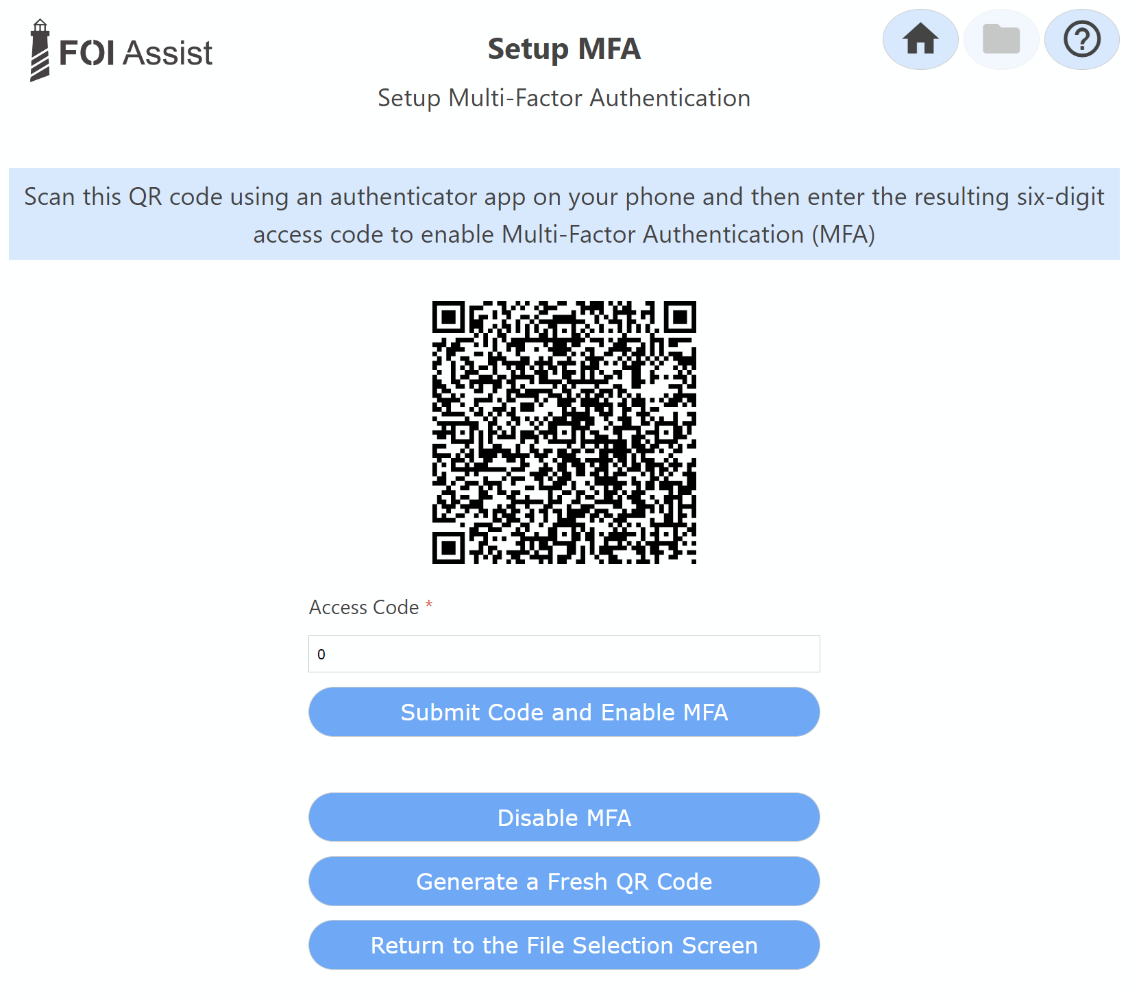 Multi-Factor Authentication is now supported – FOI Assist Knowledge Base