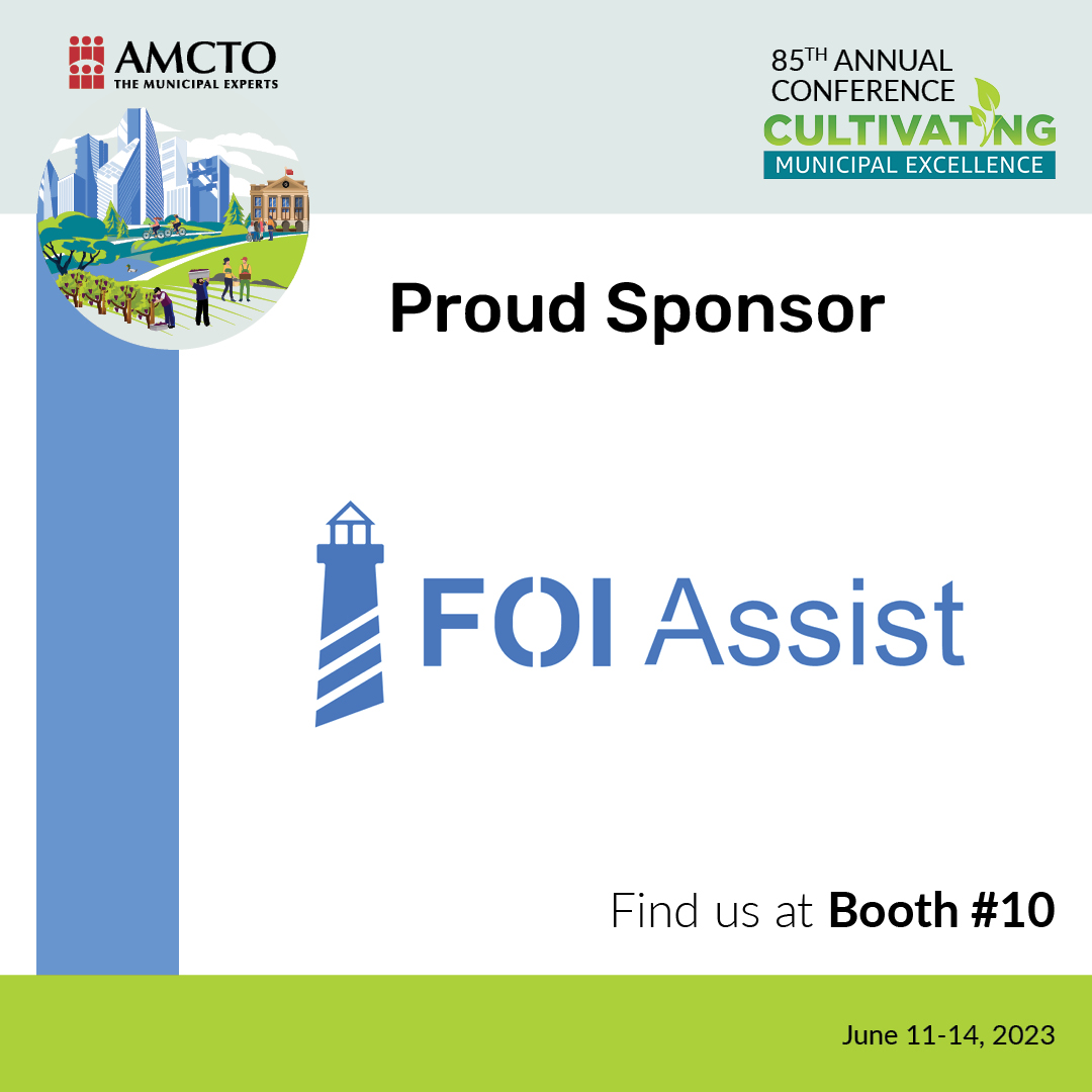 FOI Assist is a Proud Sponsor of the 2023 AMCTO Conference in Niagara ...